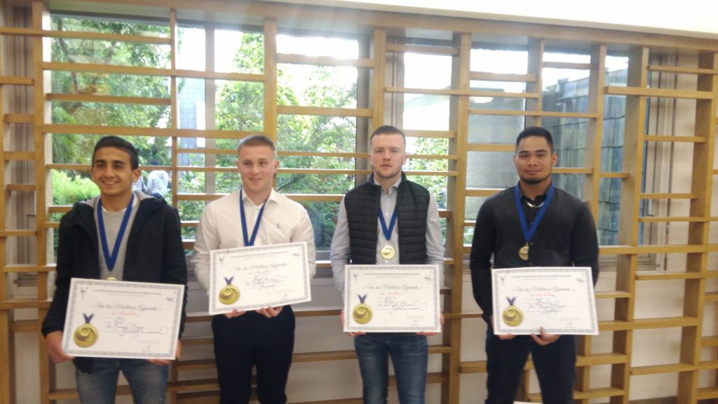 Remise des médailles du concours "Un des meilleurs apprentis de France ...